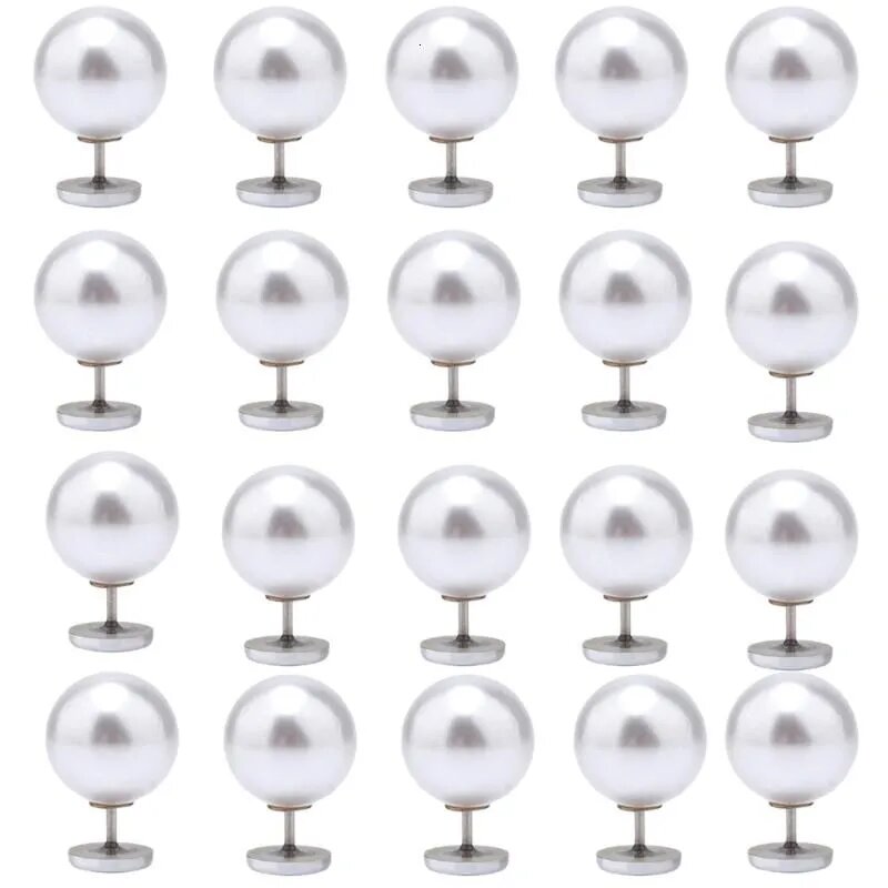 Металлические булавки с жемчугом для декора одежды и рукоделия, Белый