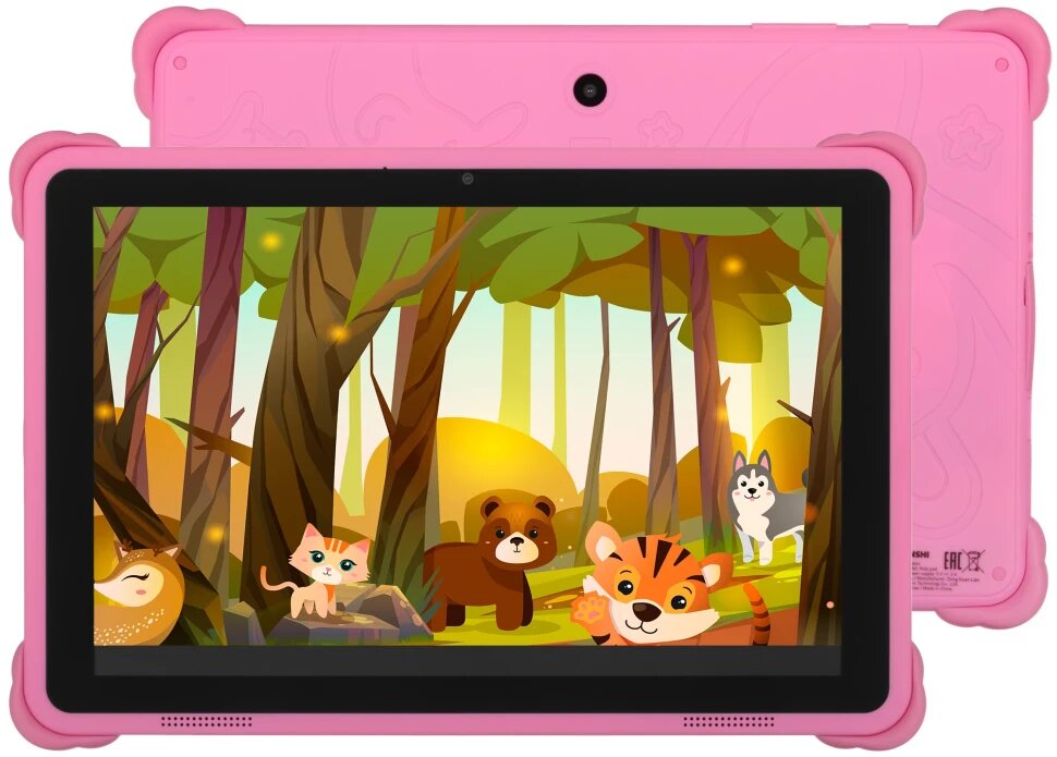 10.1" Планшет KENSHI Kids H14 LTE 4/128 ГБ, 1920x1200, IPS, Android 14. x, розовый