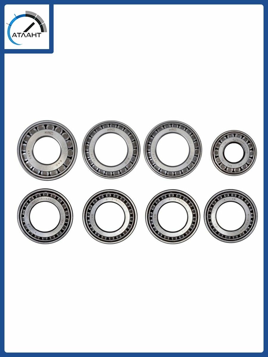 Metalpart Р/К моста подходит на УАЗ мост Спайсер (подшипники 8 шт.) (824004) арт. MP-N-023-03