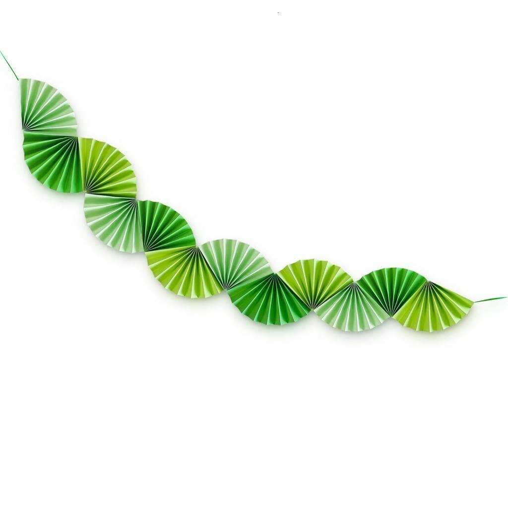 Флаги-оригами для праздника, Зеленый