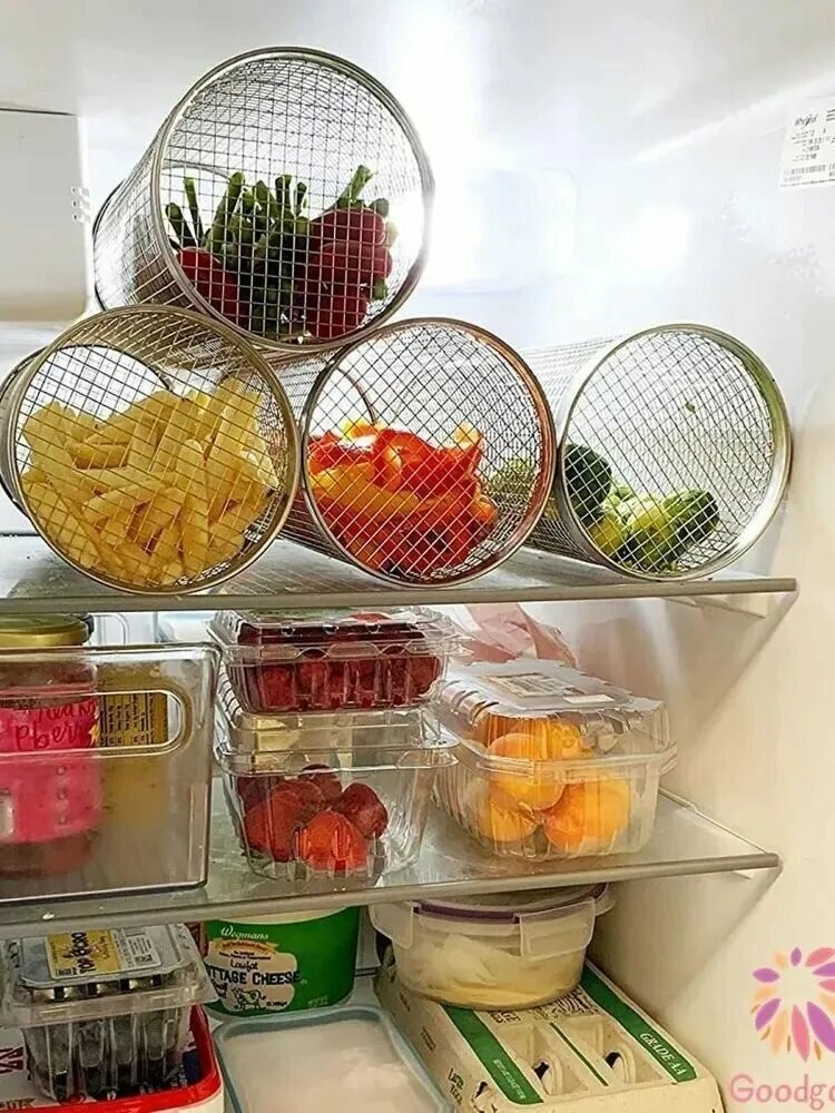 Круглый гриль из нержавеющей стали , корзина для барбекю сетка из нержавеющей стали для мяса 30cm