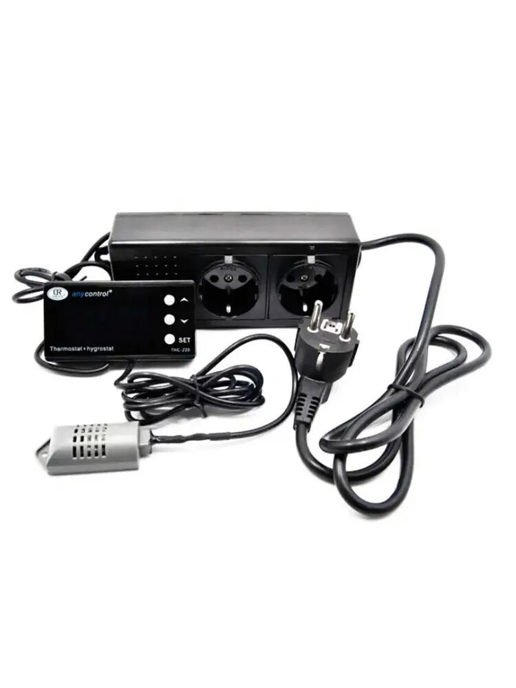 Терморегулятор Ringder THC-220 с гигрометром для аквариума и террариума