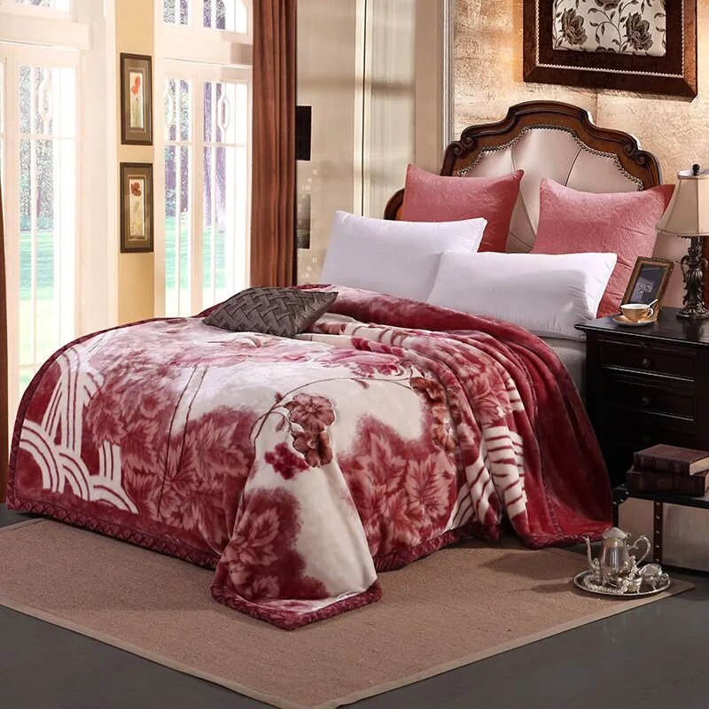 AiWinsure Плед фактурный thick blanket , Мех искусственный, 220 см х 180 см