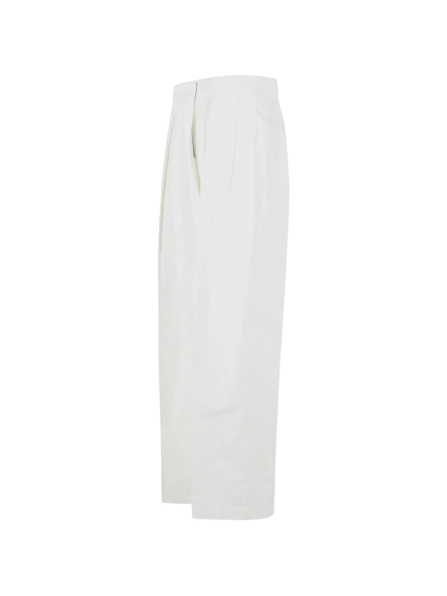 Брюки Jil Sander Tailored trousers, размер 34, бежевый/белый — фото 1
