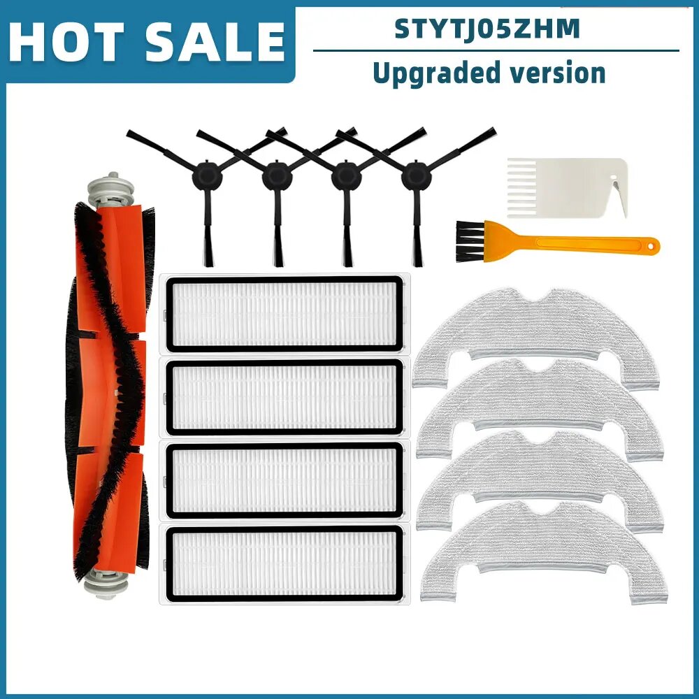 Запасные части для робота-пылесоса Xiaomi Mi Robot Vacuum Mop 2 Ultra STYTJ05ZHM Оранжевый, Set C