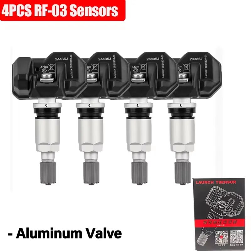 LAUNCH X431 Датчик TPMS RF Датчик запуска давления в шинах 315 МГц и 433 МГц Инструмент для 4 Piece