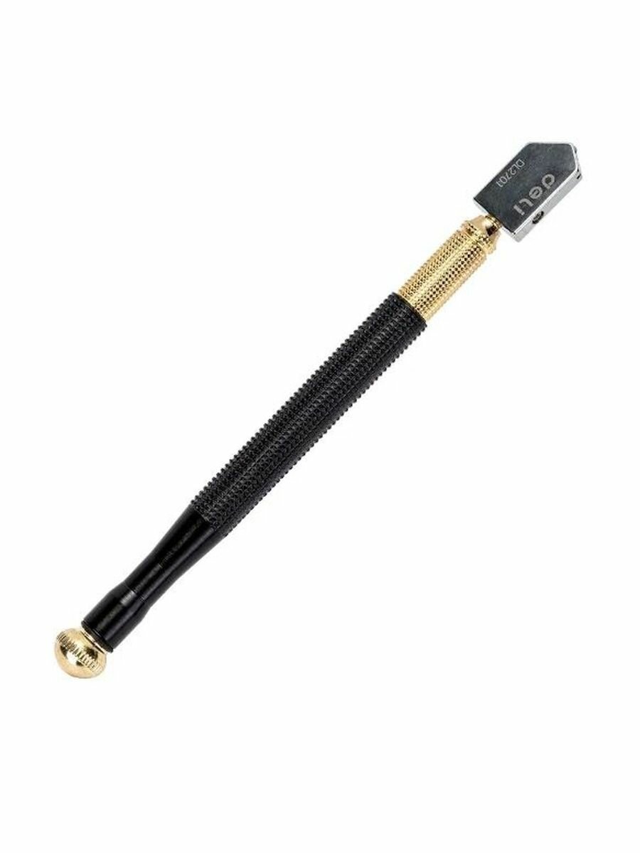 Стеклорез масляный DELI DL2701 (180мм, диаметр режущей головки 3мм, вольфрамовая сталь YG5)