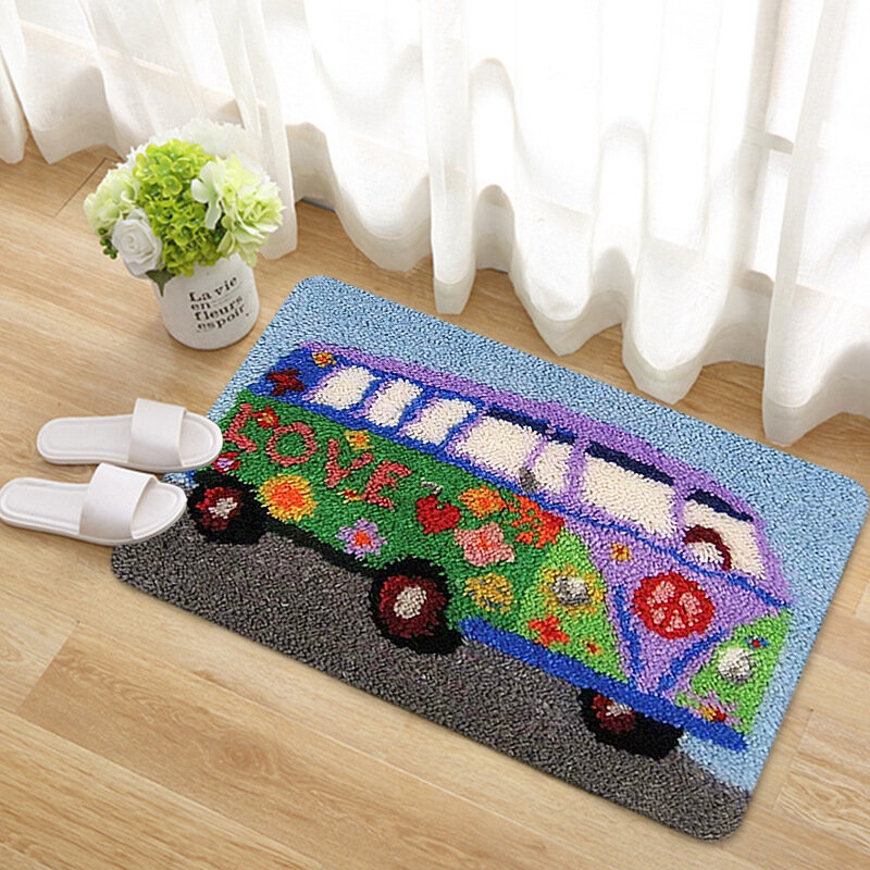 DIY kовер Наборы для вышивания 50 x 36 см, Вышивка в ковровой технике, Коврик