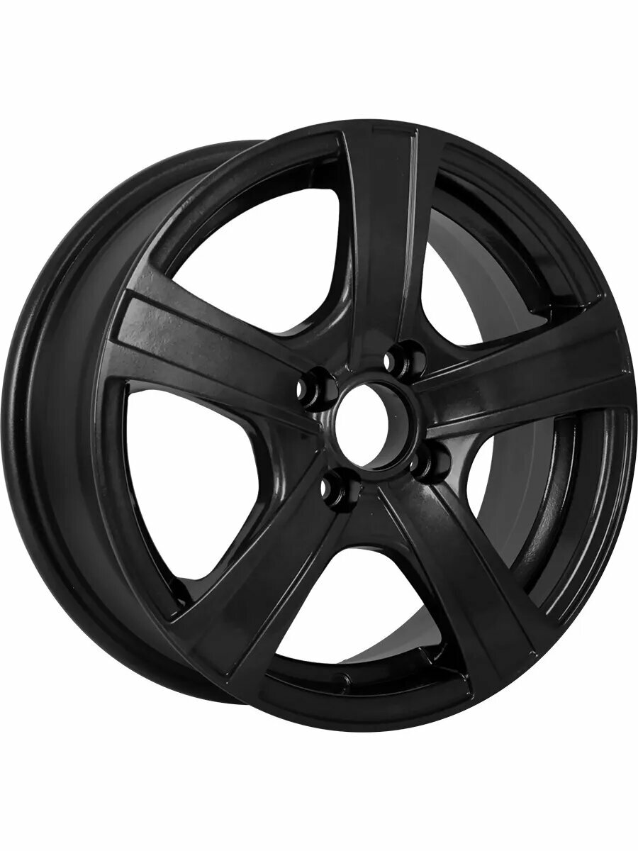 Литой диск Tech-Line 539, R15, черный, матовый, 4х100, ET50, D60.1
