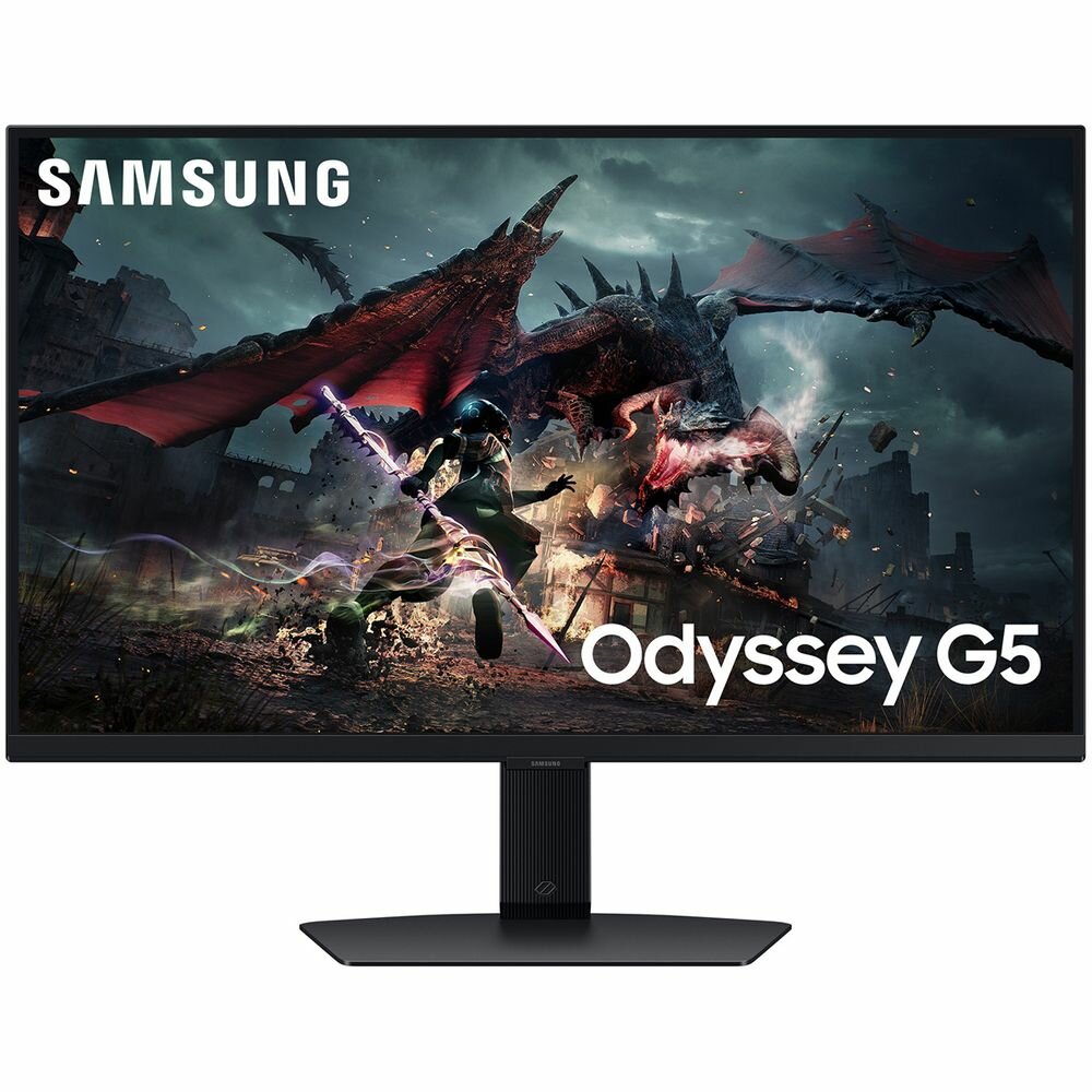 27" Монитор Samsung Odyssey G5 G50D S27DG500EI Black QHD (2560x1440), IPS, 180Hz, HDMIx2+DP