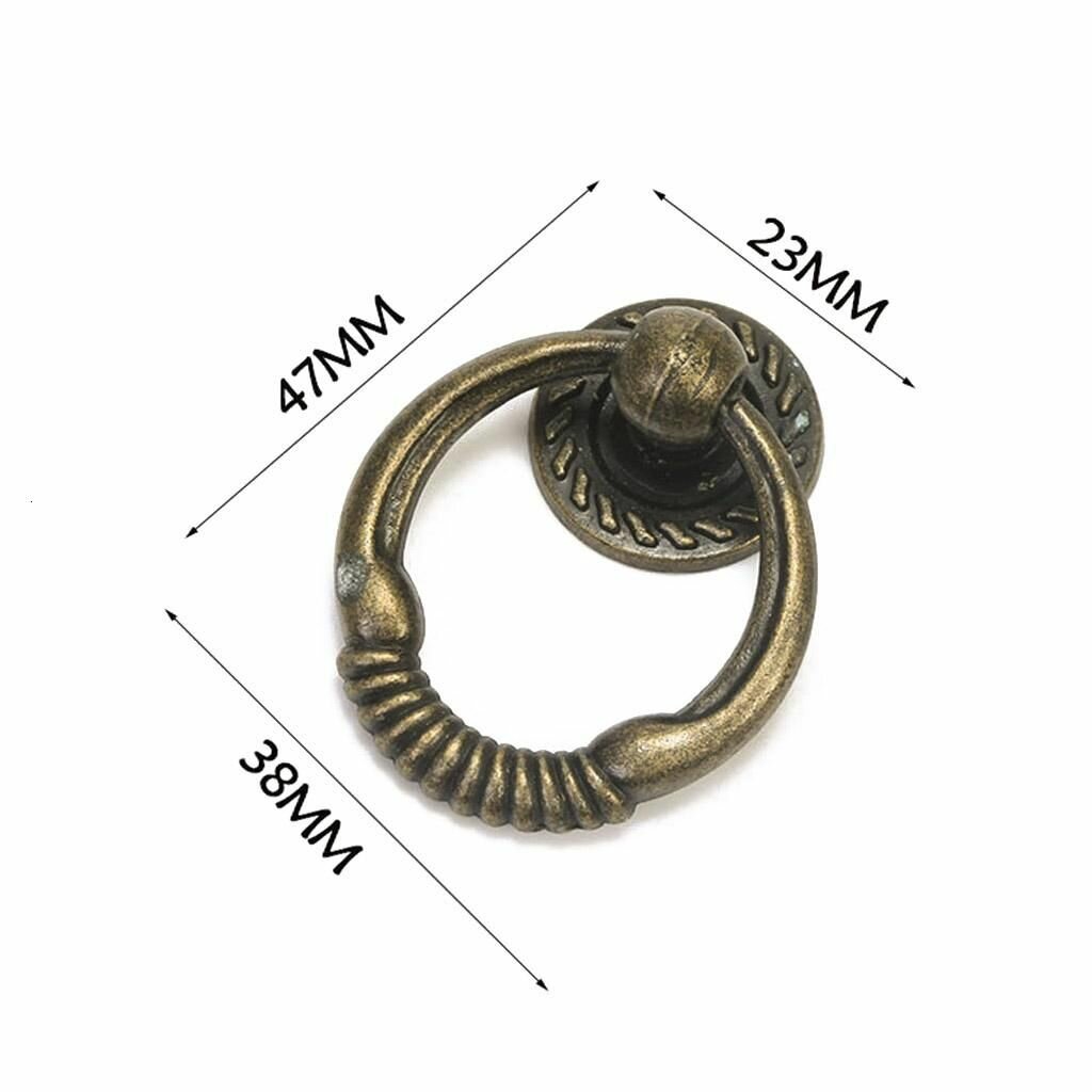 Винтажные кольцевые ручки, 14