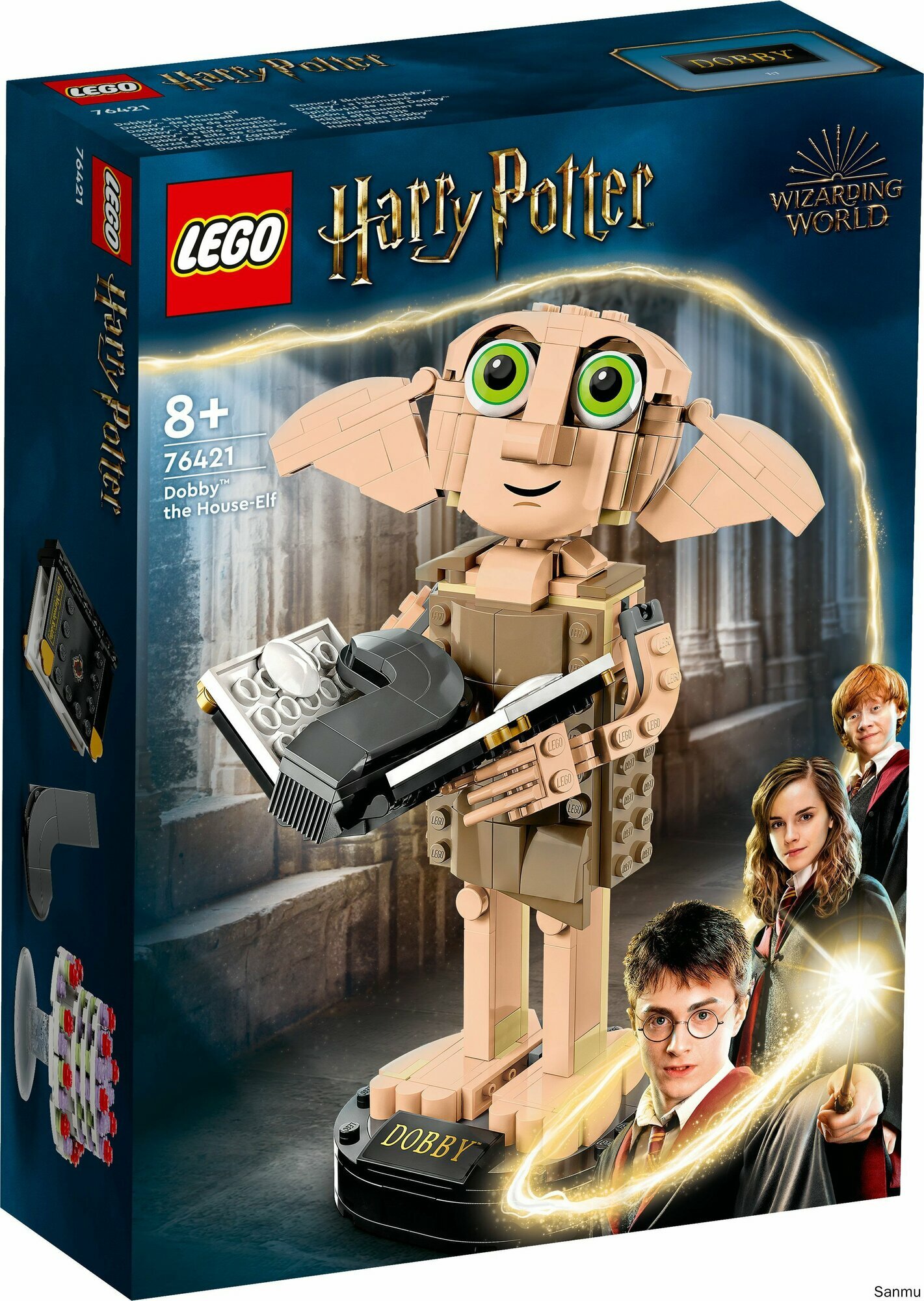 Конструктор LEGO Harry Potter 76421 Домовой эльф Добби, 403 детали, 8+, подарок детям, фигурка