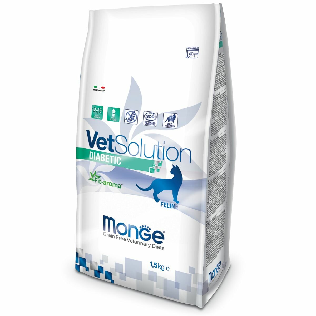 Monge VetSolution Cat Diabetic Сухой корм для кошек, при сахарном диабете 1.5 кг