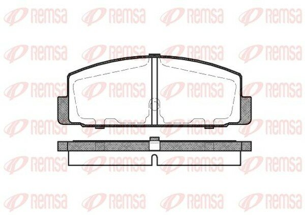 Колодки тормозные задние REMSA 0179.30 MAZDA 323 1,4-16v/1,5-16v/2,0D-TDI 98