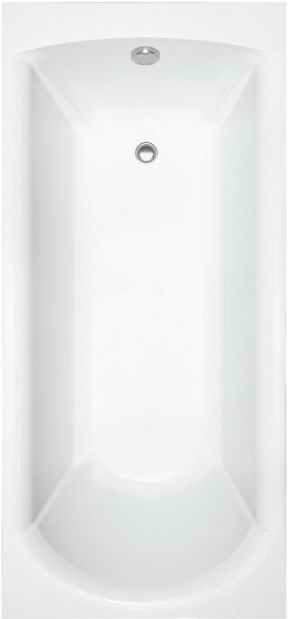 Ванна из литьевого мрамора Delice Astra 150х70 см, пристенная