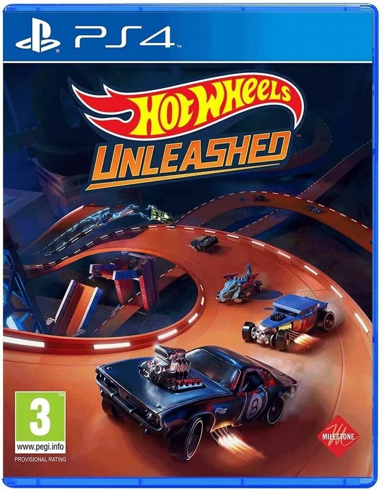 Диск Hot Wheels Unleashed для PS4 (русские субтитры)