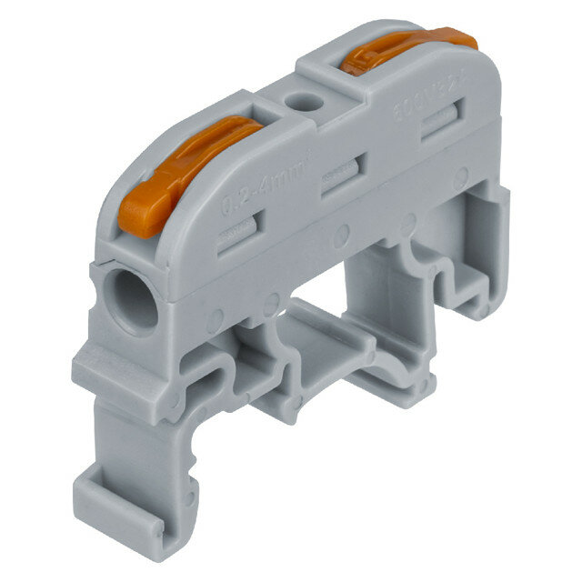 Клемма соединительная NAVIGATOR NTC-R 2х2,5кв. мм 5шт проходные серый