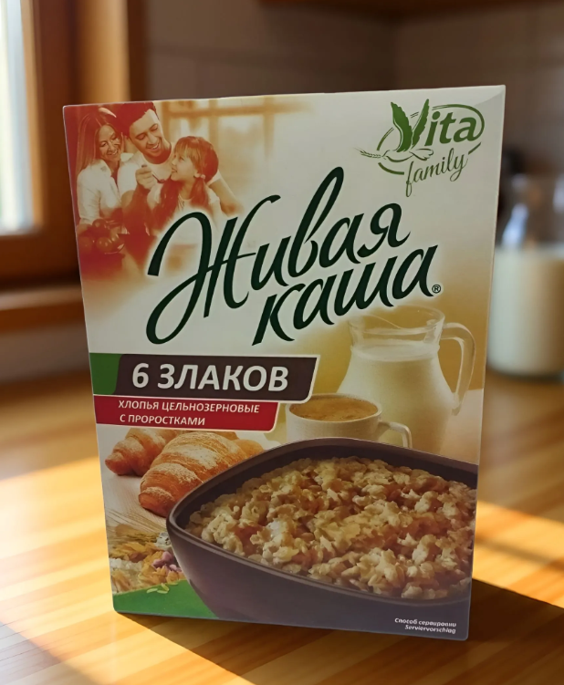 Vita Живая каша Каша 6 злаков из пророщенного зерна, 300 г, 1 уп.