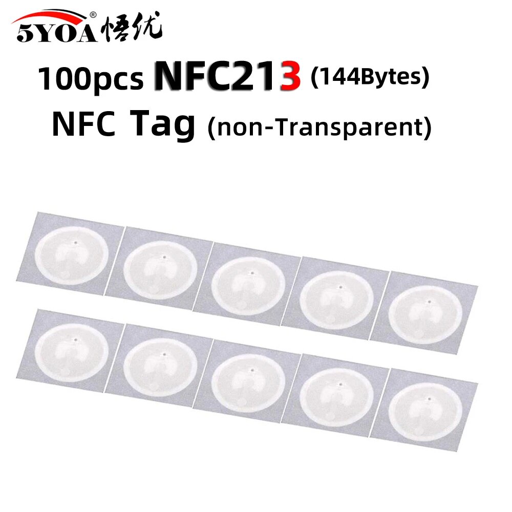 NFC-метки 5YOA Ntag213/Ntag215/Ntag216 100 шт. 100pcs Tag NFC213