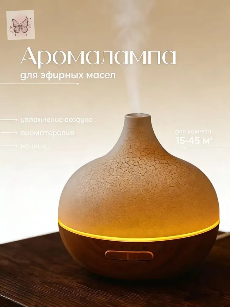 Аромалампа диффузор для эфирных масел, электрическая Birdhouse