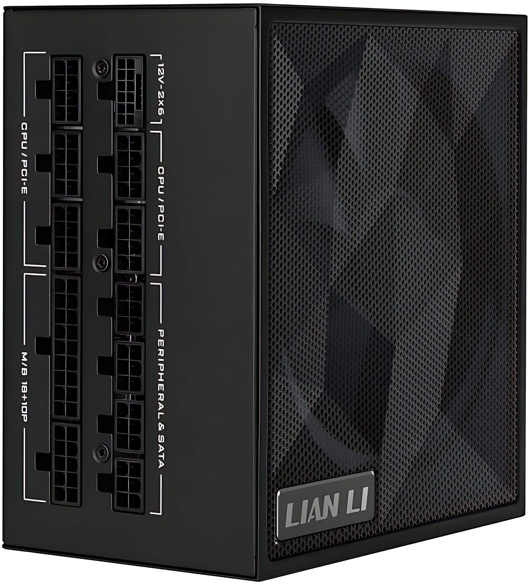 Блок питания Lian Li 1200W SX1200P Black, модульный, 16 Pin PCIe 5.1, 80 PLUS Platinum (G9P.SX1200P.B000.RU)