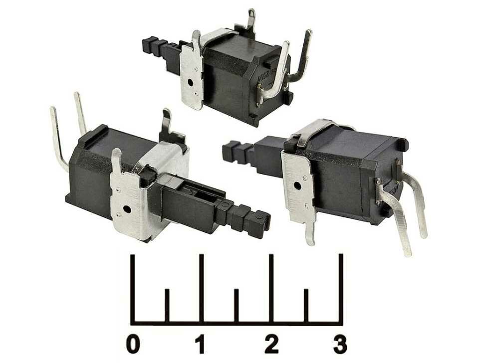 Кнопка с фиксацией ПКН угловая TV-SW17 (S0195)