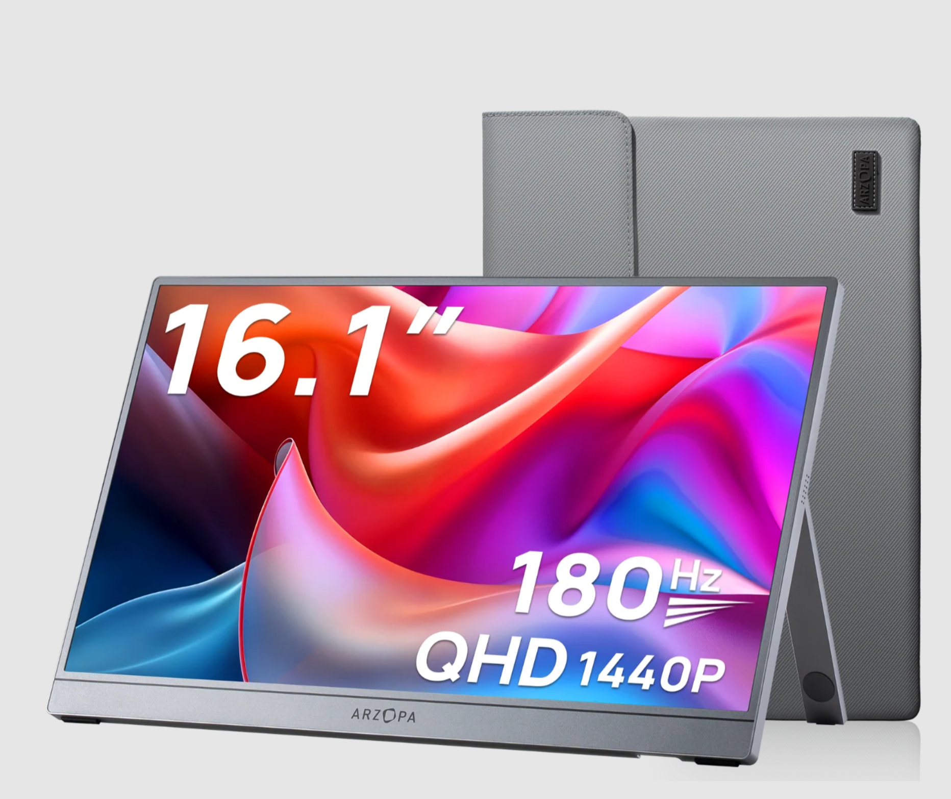 16.1" Портативный монитор ARZOPA Z3FC 2K IPS, 2560x1440 180 Гц