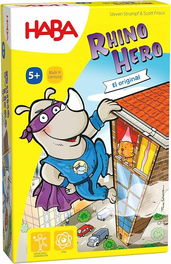 Детская настольная игра Haba - Герой носорог, от 5 лет -302273