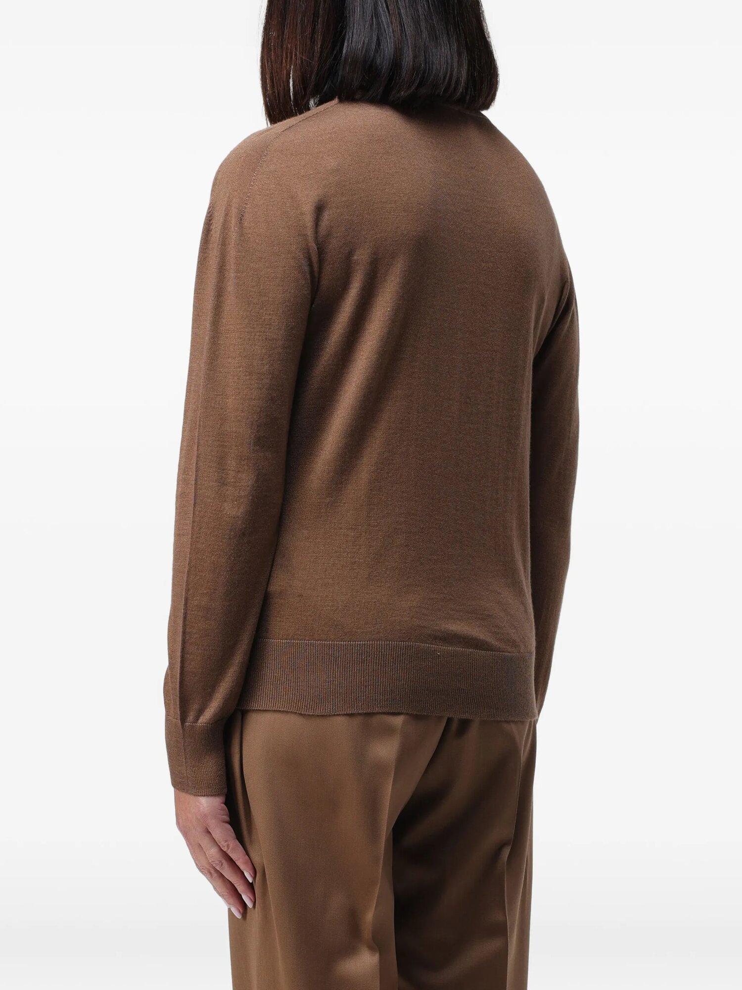 Свитер Kiton High-neck sweater, размер 38, , brown — фото 1