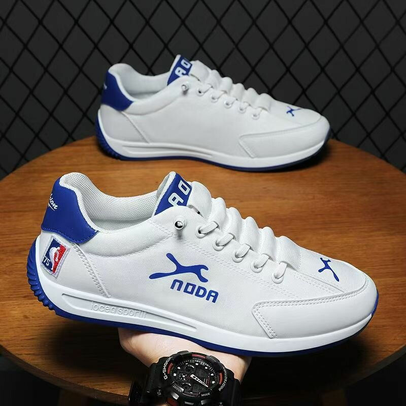 MOOCIE Мужские весенние парусиновые кроссовки в новом стиле, модные и универсальные кеды для подростков. EU:43