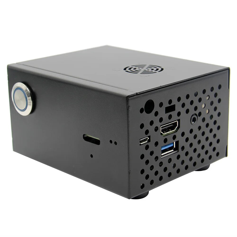 Корпус Geekworm X820-C6 для Raspberry Pi 3B+/3B — фото 1
