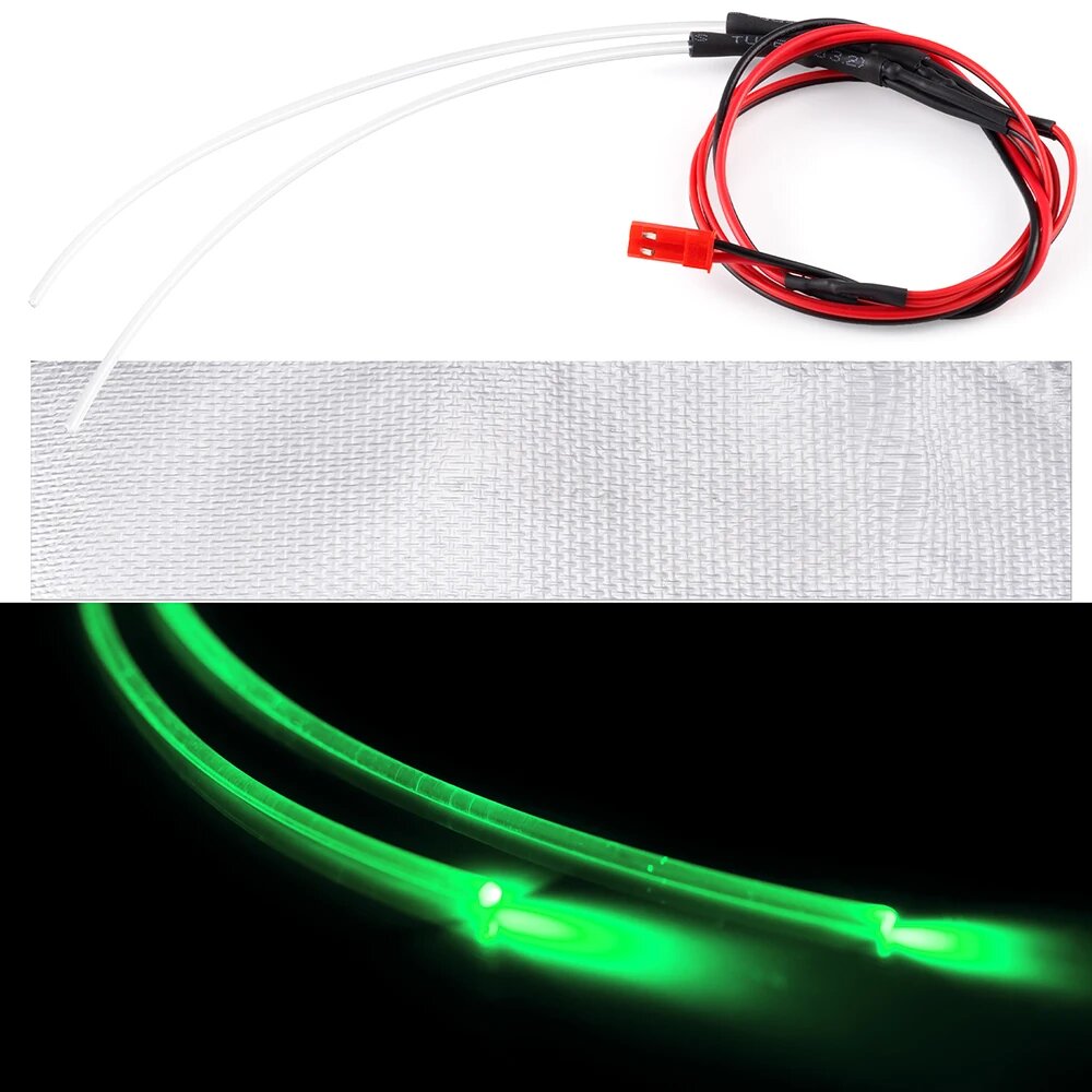 Задний фонарь AXSPEED 635MM-Green для RC 1/10