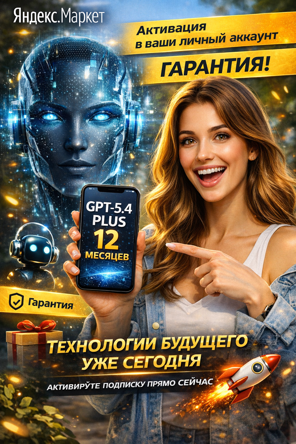 GPT-5.4 Plus - sora2, CODEX ; подписка на ваш профиль , продление