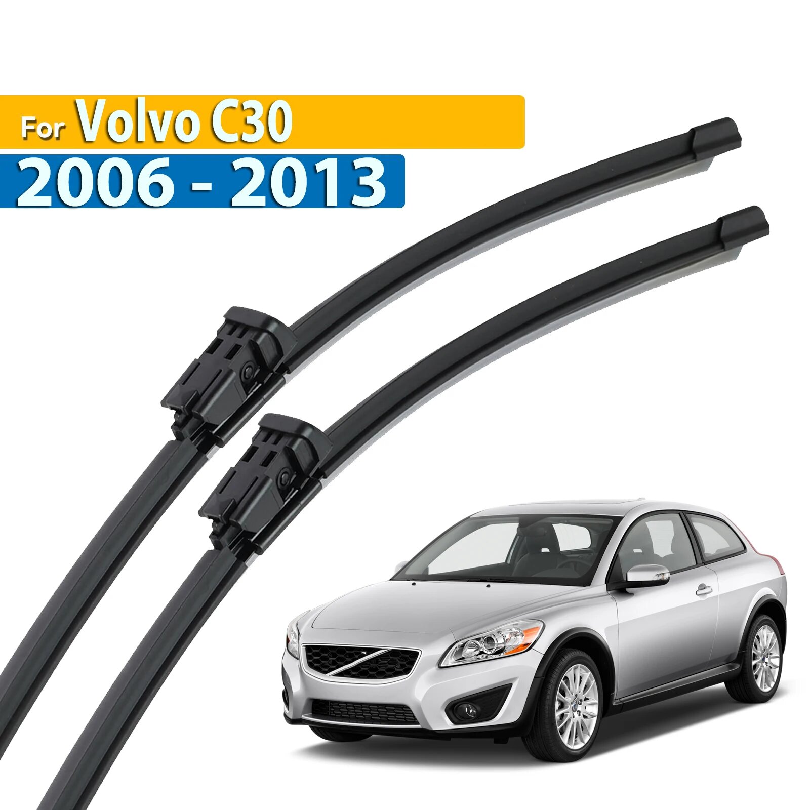 Щетки стеклоочистителя Erick's LHD для Volvo C30 2006-2013, щетки от дождя для лобового стекла и лобового стекла, 26 дюймов + 20 дюймов