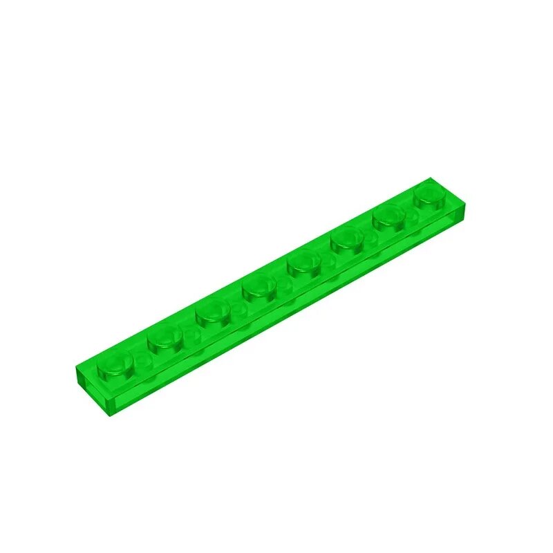 Пластина Gobricks GDS-506 1x8 Зеленый, 3460 деталей