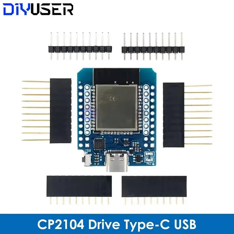 DIYUSER CP2104 Drive Type-C USB плата