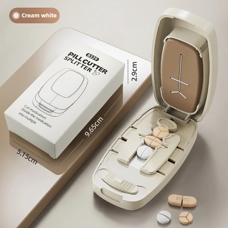 Резак для таблеток Pill Cutter Splitter, белый 1