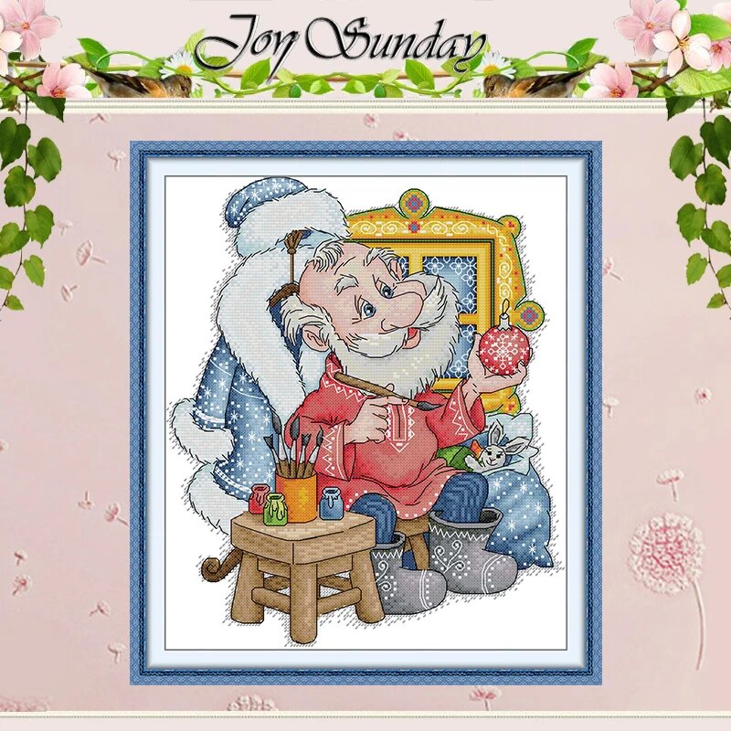 Набор для вышивки крестом Joy Sunday Портрет 14CT blank canvas