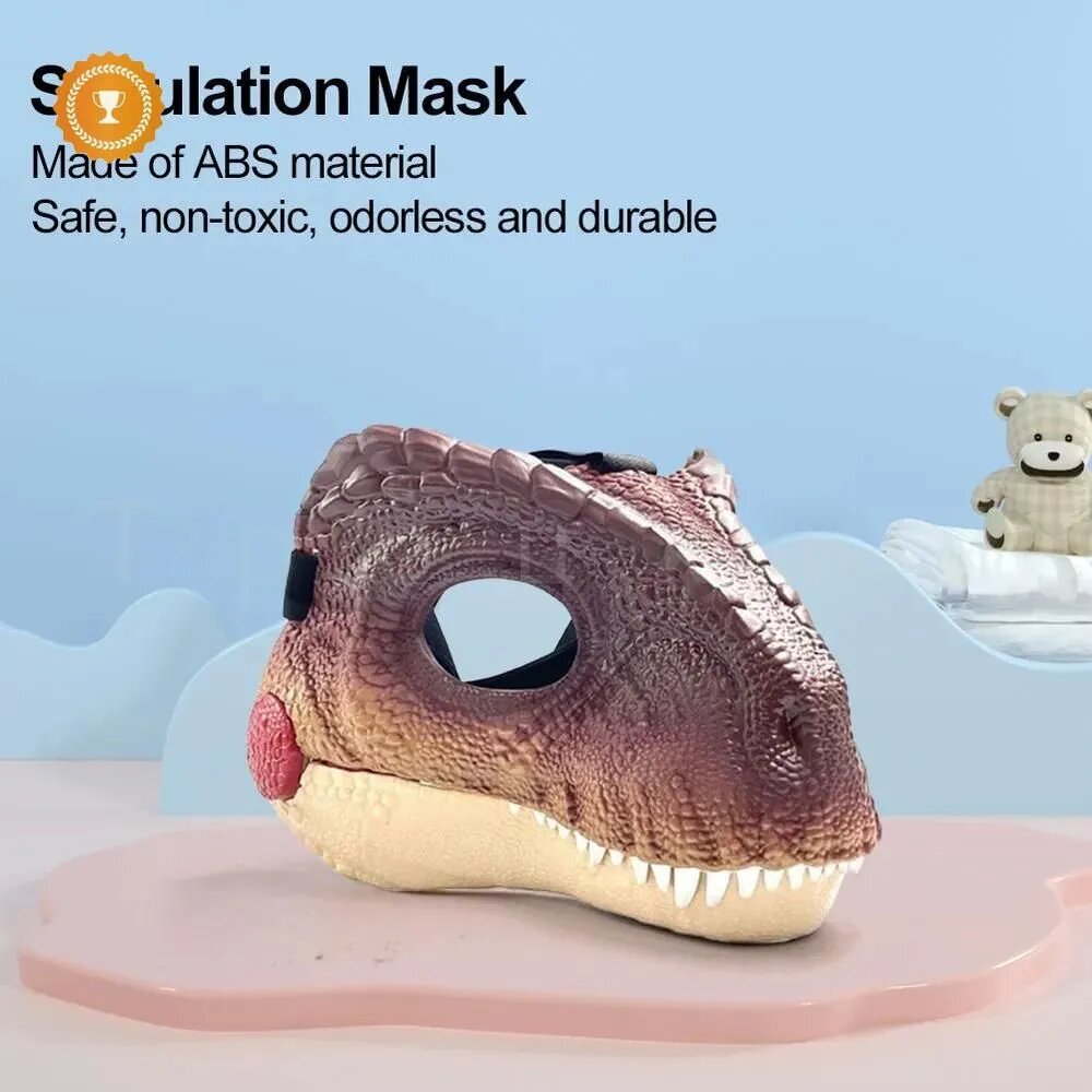 GM Маска динозавра с подвижной челюстью и когтями динозавра Raptor Raptor для детей