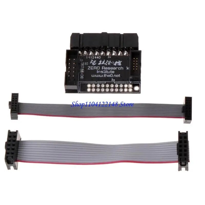 Плата P9FA -адаптер JTAG 20-pin 2.54 мм до 10-pin 2.0 мм и 1.27 мм