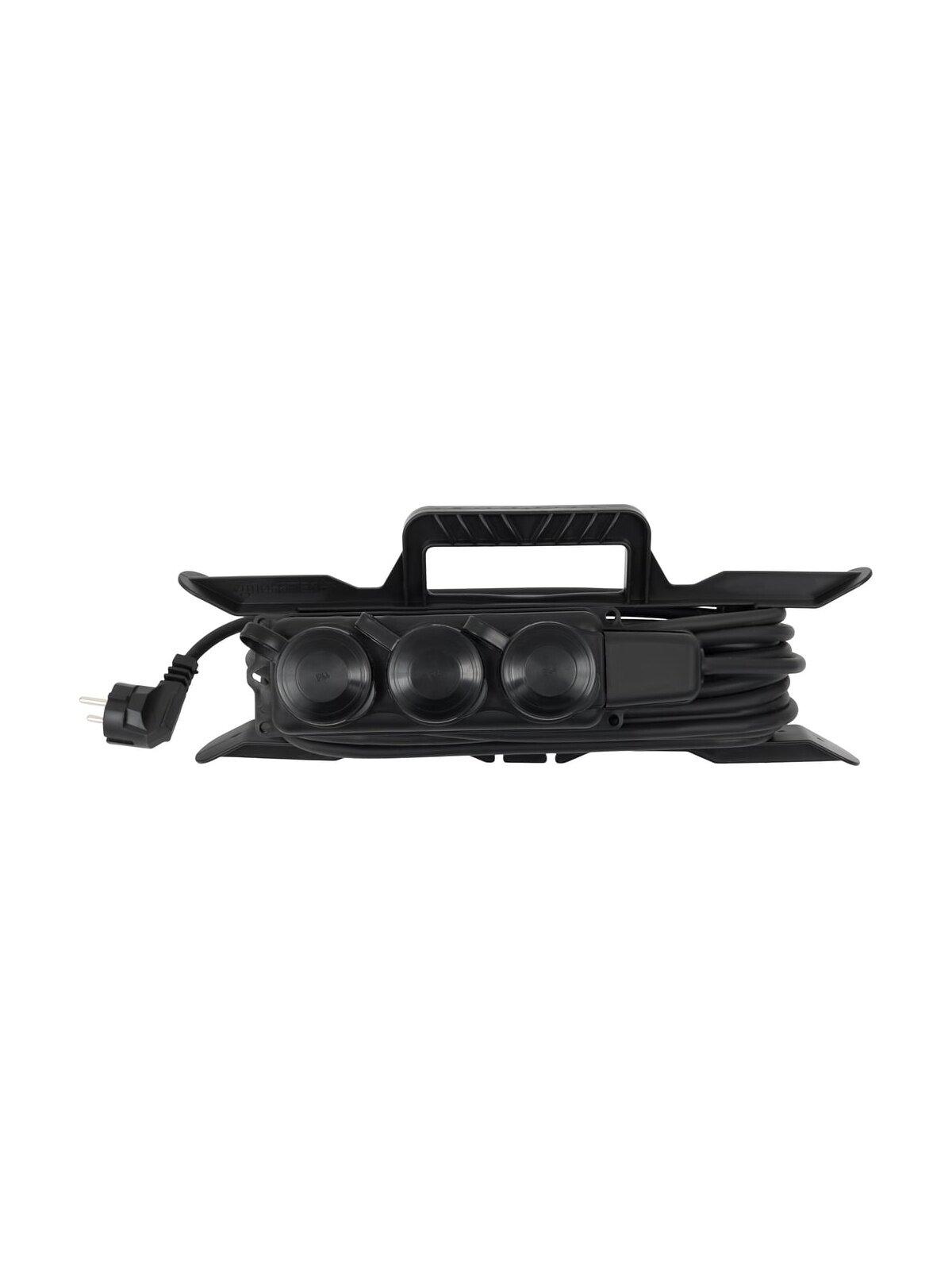 Удлинитель на каучуковой рамке Gigant Professional PEC-022 с/з КГ 3х2,5 4000Вт 3 розетки 10м 80052