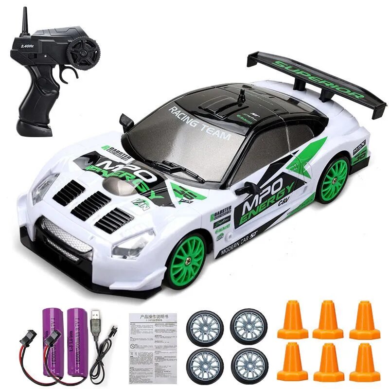 Дрифт Кар / Радиоуправляемая машинка для дрифта, масштаб 1:10, черный