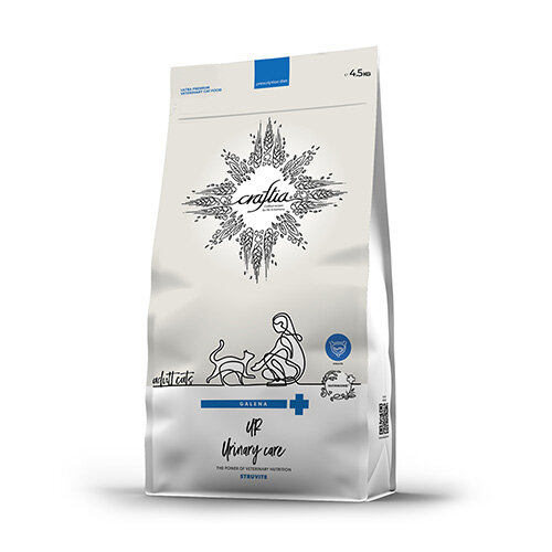 Craftia Galena Cat Urinary Care / Ветеринарный сухой корм Крафтия для кошек для Растворения Струвитных камней фас. 1,4 кг