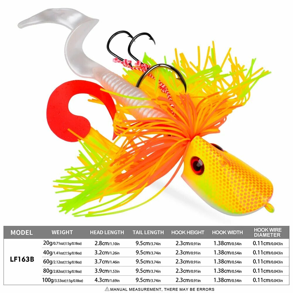 PRO BEROS Воблер Blackfish Bass Baits 40-60 г для морской рыбалки 20g, ColorB