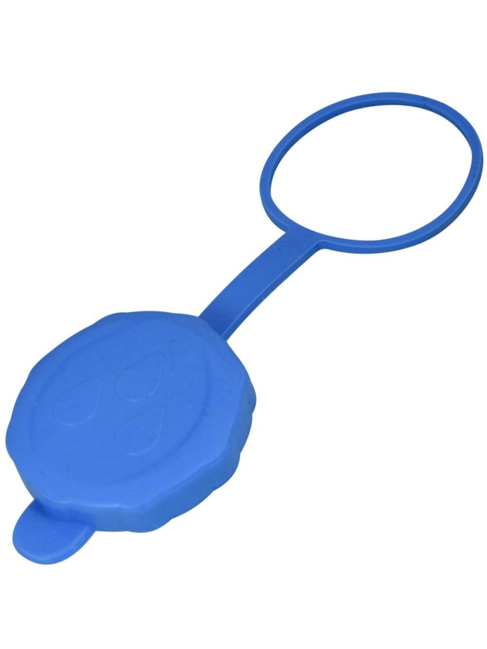 Силиконовая многоразовая крышка для бутылей 19 л Мультидом VL13-181, герметичный синий затвор, 18х6.5х2.2 см