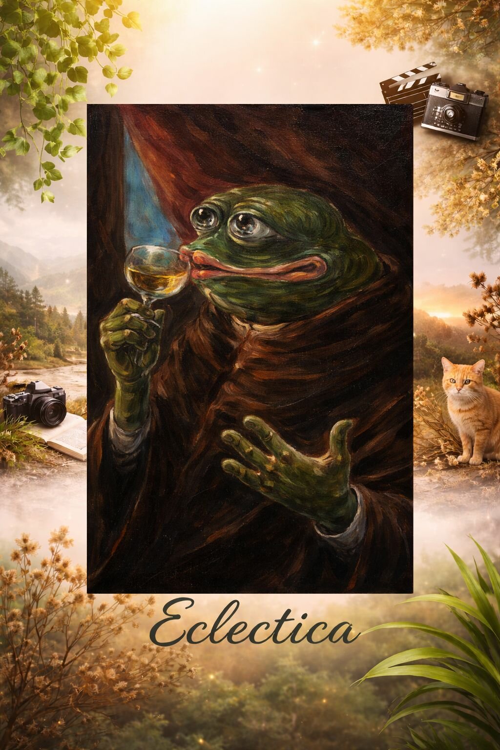 Постер "Аристократичный Пепе", 29.7х42см, А3, глянцевый