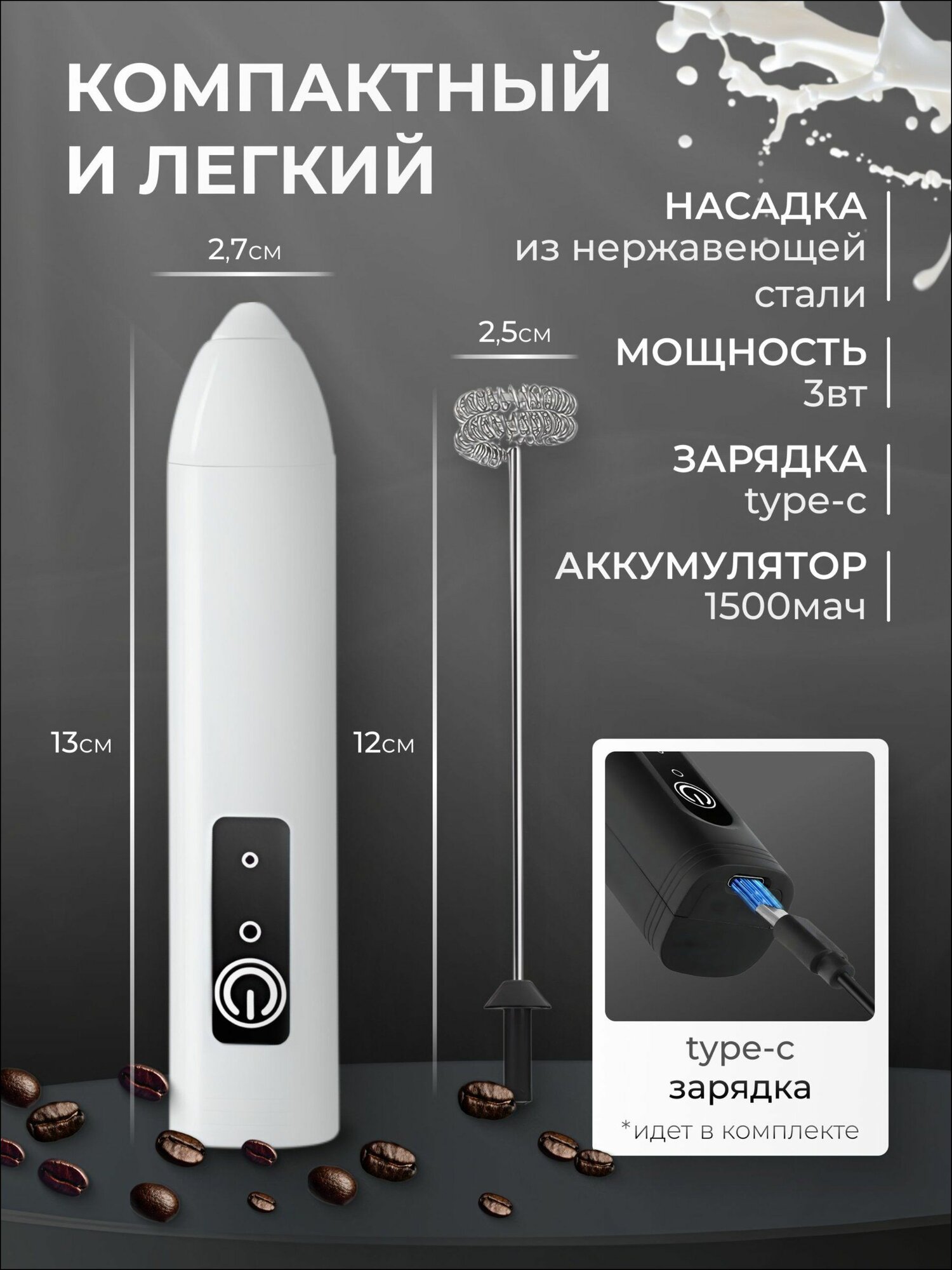 Вспениватель молока — фото 1