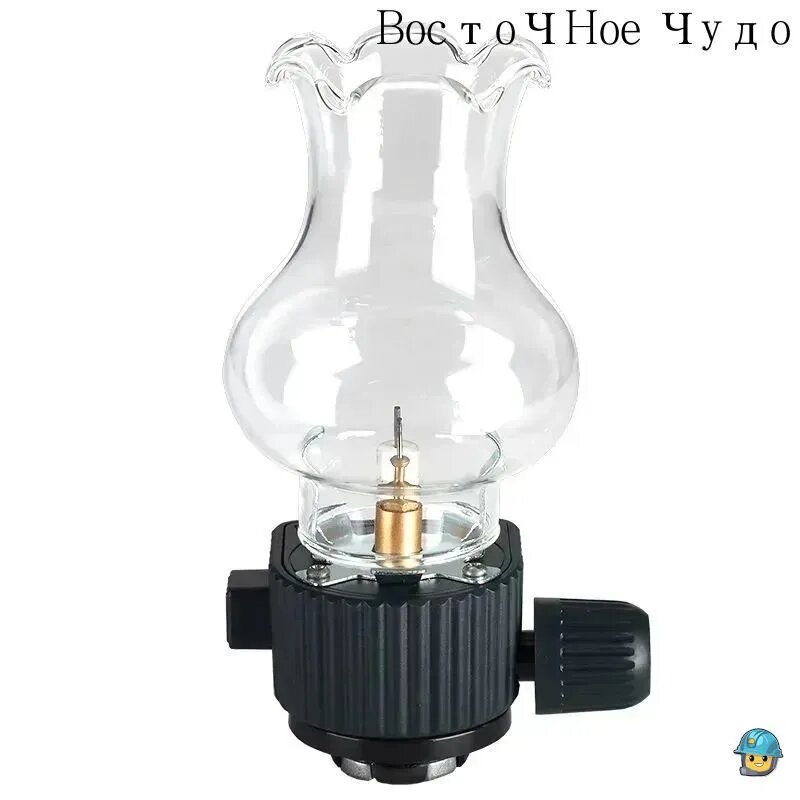 Кемпинговый фонарь газовая лампа прозрачного цвета для пикников походов