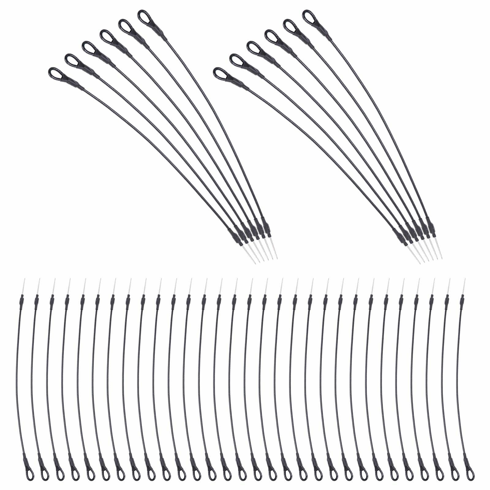 Проволочная петля для безопасности одежды из стали черного цвета для дома в наборе 200 штук