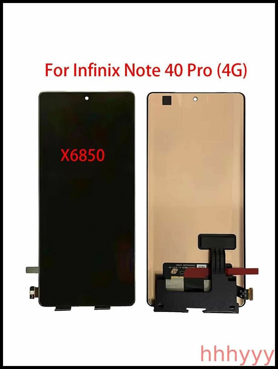AMOLED Дисплей на Infinix Note 40 Pro 4G X6850, (ORIG) в сборе с тачскрином Черны